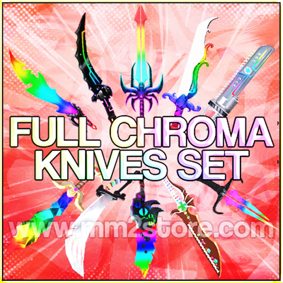 Full Chroma Knives Set - Shop MM2 Godlys and more from MM2Store