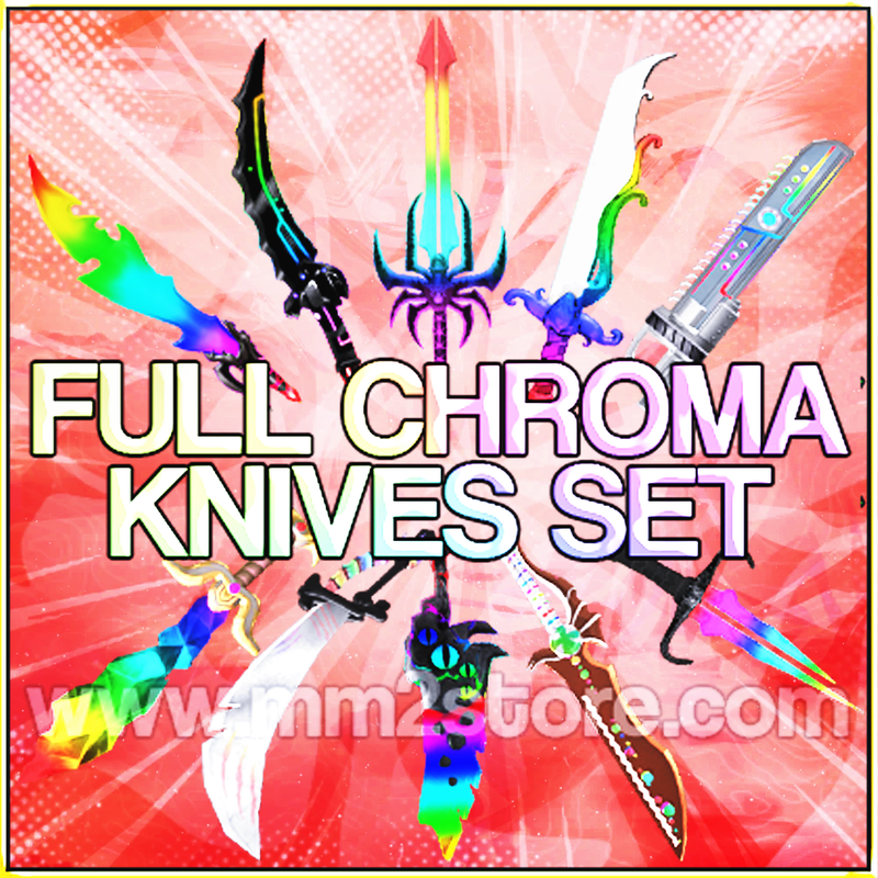 Full Chroma Knives Set - Shop MM2 Godlys and more from MM2Store